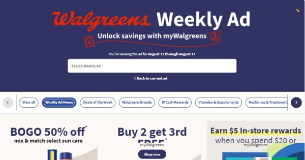 Walgreens Current Sales - Weekly Ads Online