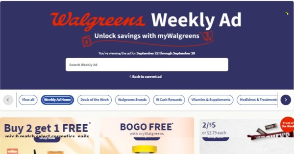 Walgreens Current Sales - Weekly Ads Online