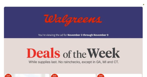 Walgreens Current Sales - Weekly Ads Online