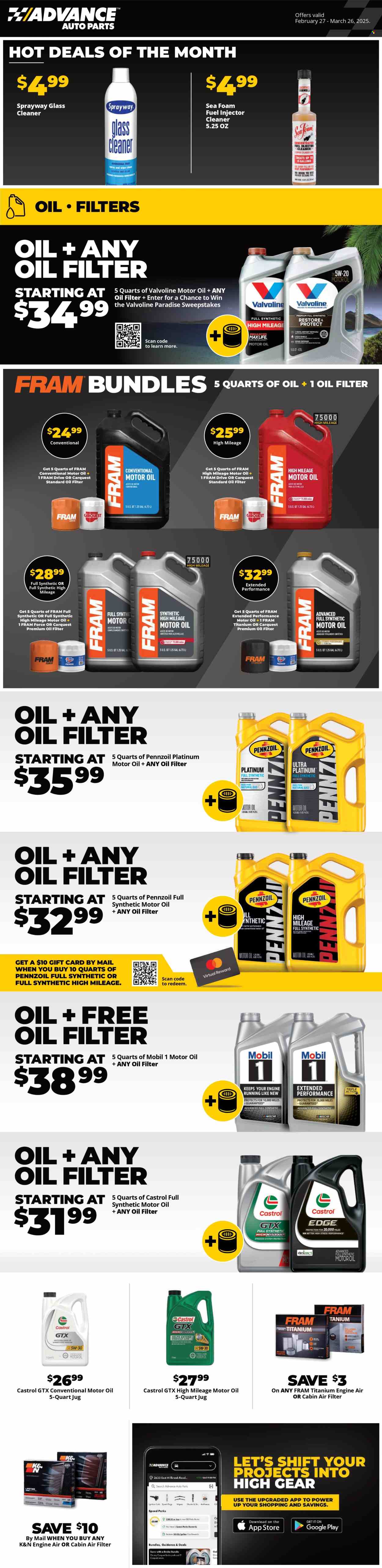 Advance Auto Parts Current Sales - Weekly Ads Online