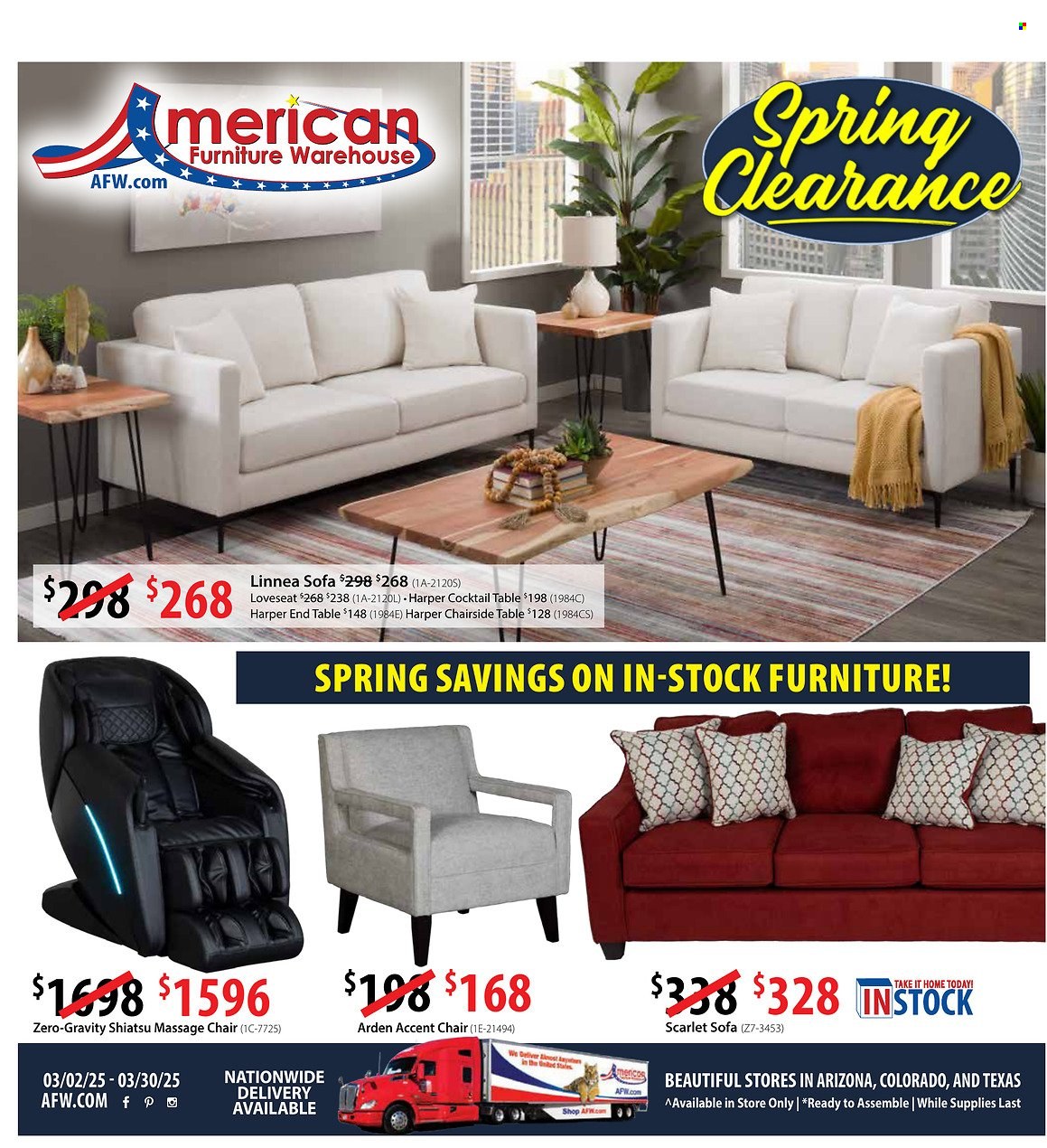 American Furniture Warehouse Current Sales - Weekly Ads Online