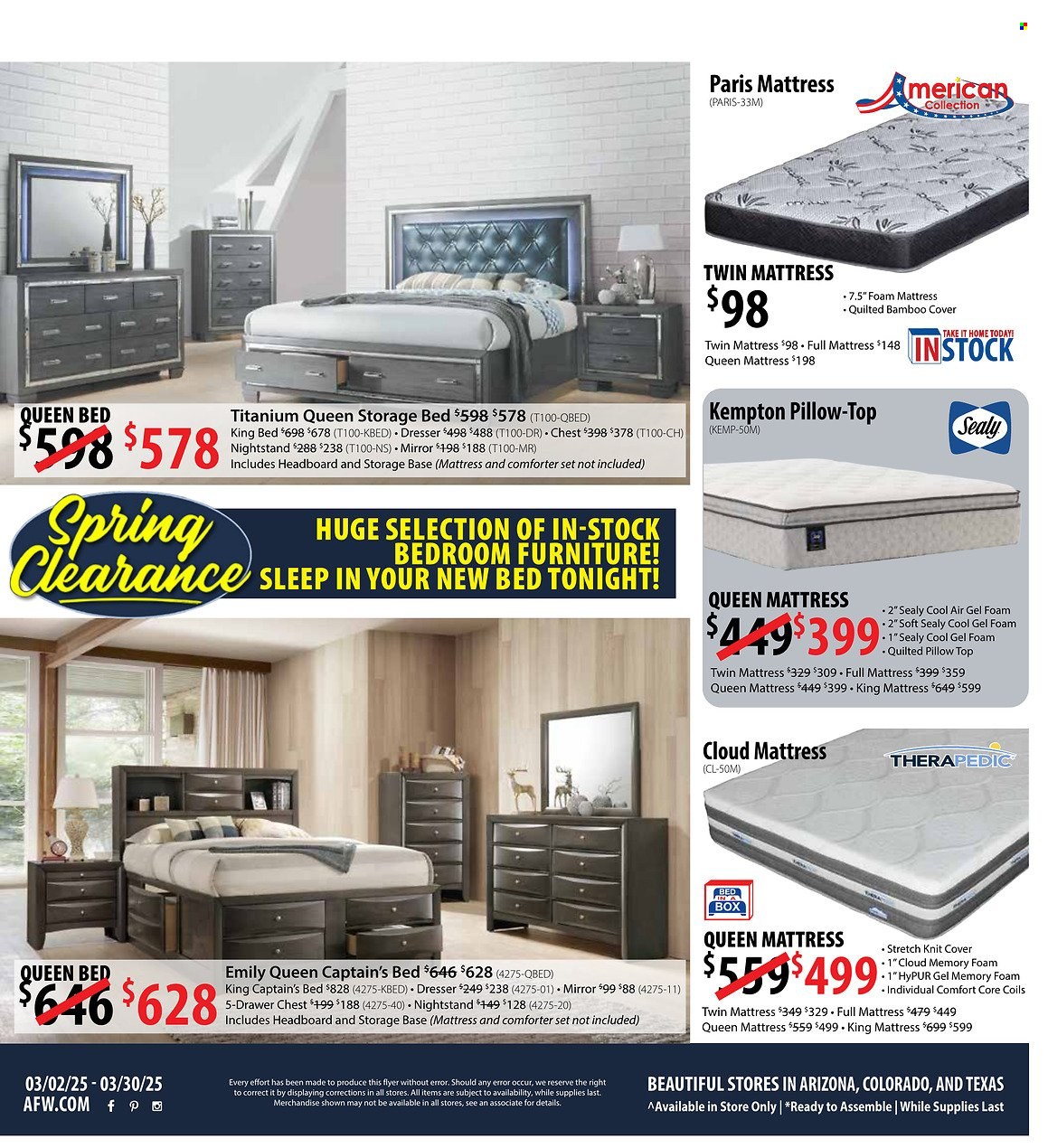 American Furniture Warehouse Current Sales - Weekly Ads Online