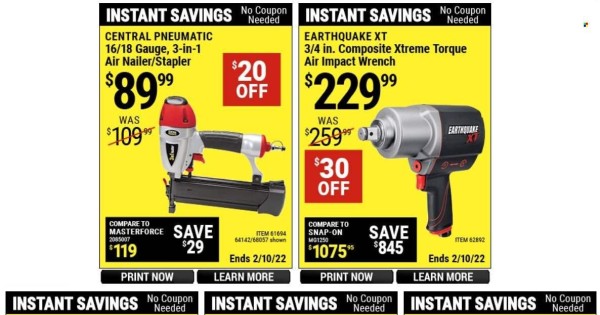 Harbor Freight Current Sales - Weekly Ads Online