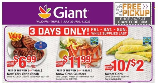 Giant Current Sales - Weekly Ads Online