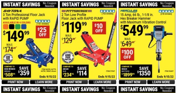 Harbor Freight Current Sales - Weekly Ads Online