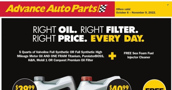 Advance Auto Parts Current Sales - Weekly Ads Online