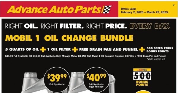 Advance Auto Parts Current Sales - Weekly Ads Online