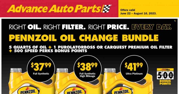 Advance Auto Parts Current Sales - Weekly Ads Online