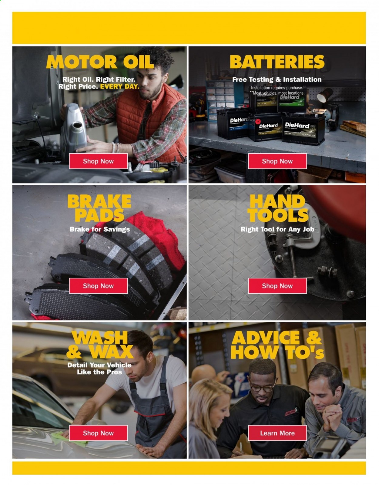 Advance Auto Parts Current Flyer - Weekly Ads Online